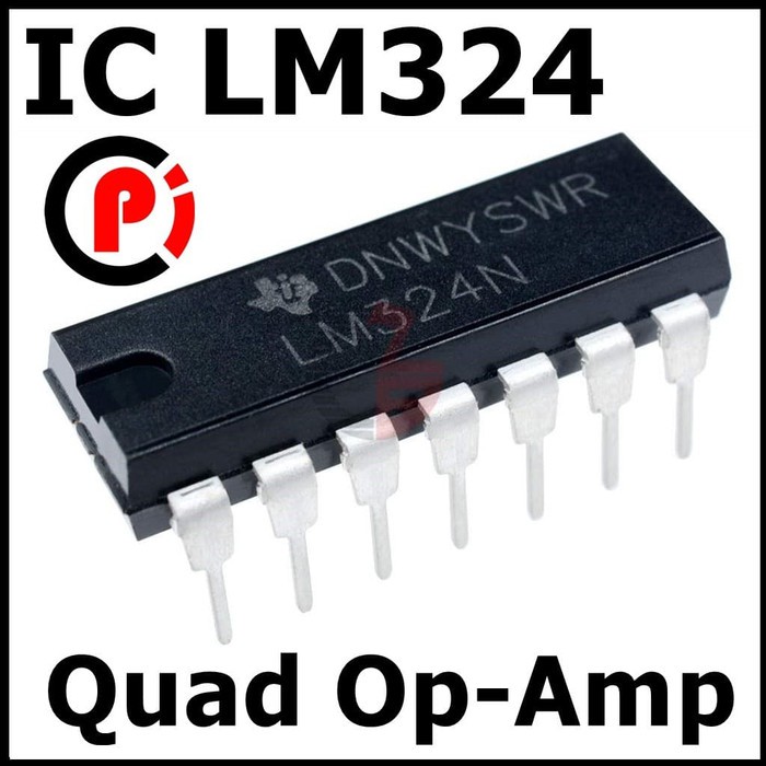 Jual LM324 Lm324N LM 324 Low Power Quad Op Amp DIP 14 IC | Shopee Indonesia