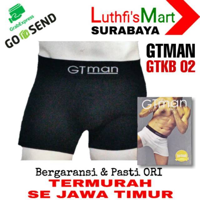 Jual LUMA- CELANA DALAM PRIA BOXER GTMAN GTKB02 GARANSI 100% ORI Sempak ...