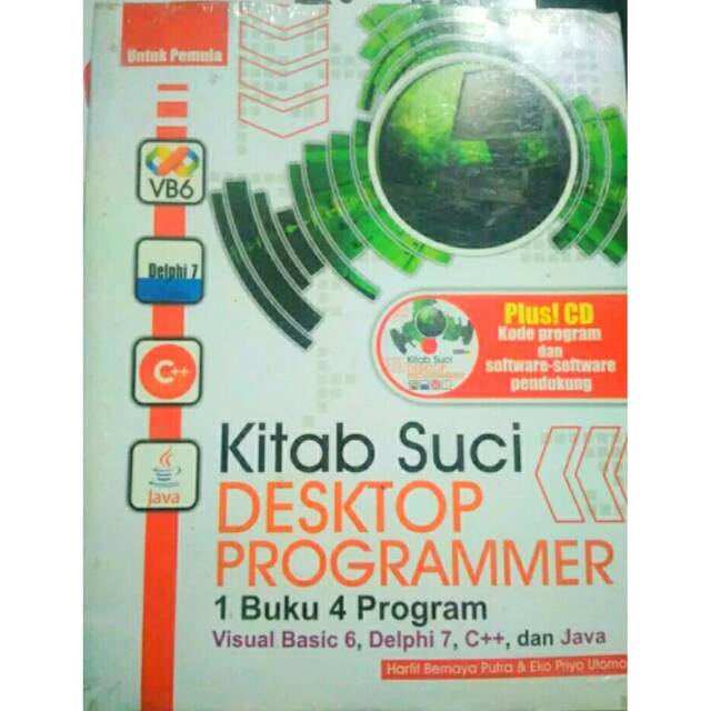 Jual Kitab suci programmer + cd. Pemrograman vb, delphi,c++, java | Shopee Indonesia
