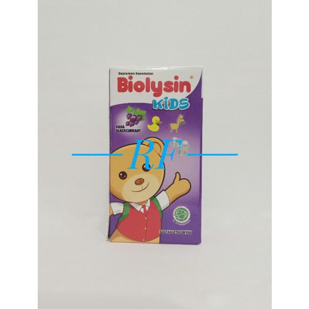 Jual Biolysin Kids Tab Kunyah Rasa Blackcurrant isi 30 (Bernofarm ...