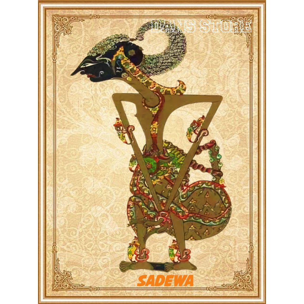 Jual Poster Wayang Kulit Sadewa Hiasan Dinding Sebagai Pajangan atau ...