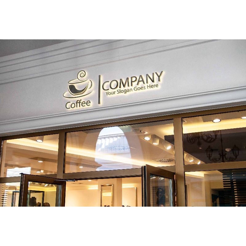 Jual coffe logo | logo minimalis | cafe logo | Shopee Indonesia