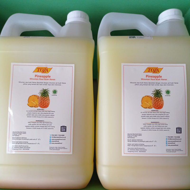 Jual Toza Jus / Juice 5 Liter (12 Varian Rasa) | Shopee Indonesia