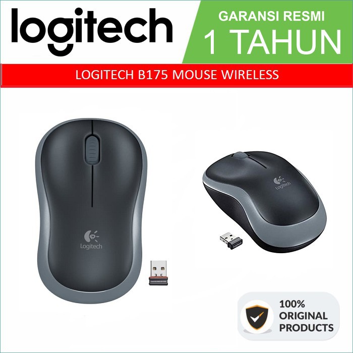 Jual Logitech B175 Wireless Mouse Garansi Resmi | Shopee Indonesia
