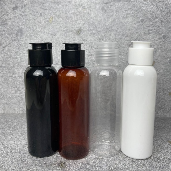 Jual Botol 100ml Fliptop Jamur/ import/pet/ fliptop | Shopee Indonesia