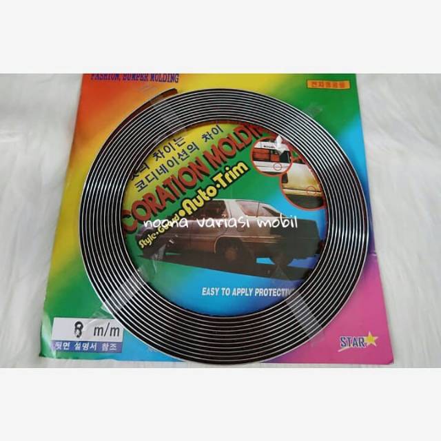 Jual lis kaca mobil avanza ertiga xenia lis krom fleksibel list kaca ...