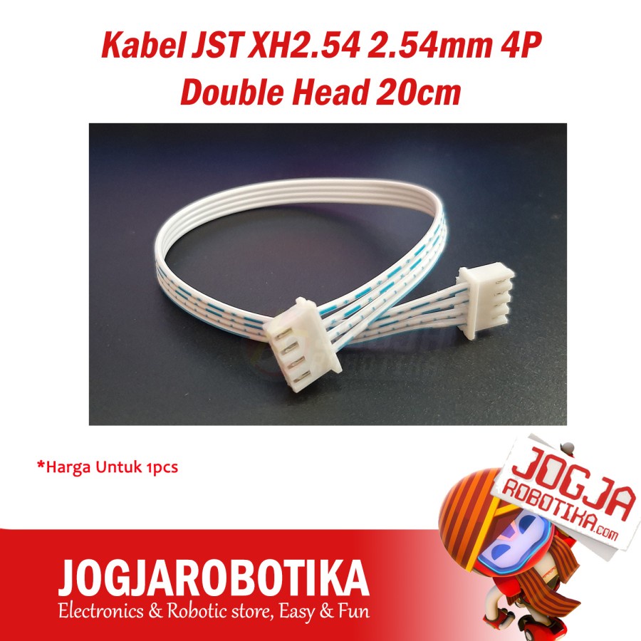 Jual Kabel JST XH2.54 2.54mm 4P Double Head 20cm | Shopee Indonesia