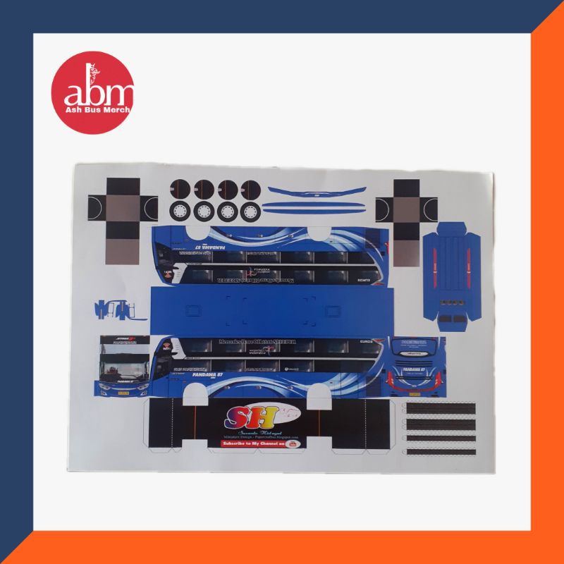 Jual pola paper bus miniatur bus Pandawa 87 dream coach | Shopee Indonesia
