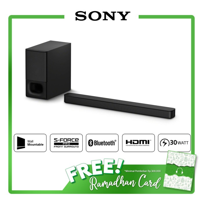 Jual SONY HT-S350 2.1CH SOUNDBAR POWERFUL WIRELESS SUBWOOFER / HT S350 ...