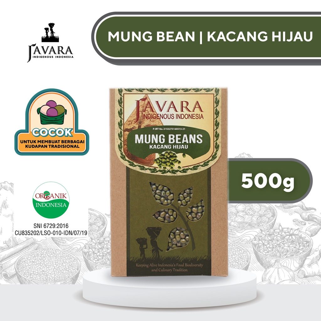 Jual Javara Kacang Hijau Organik | Javara Mung Beans 500g | Shopee ...