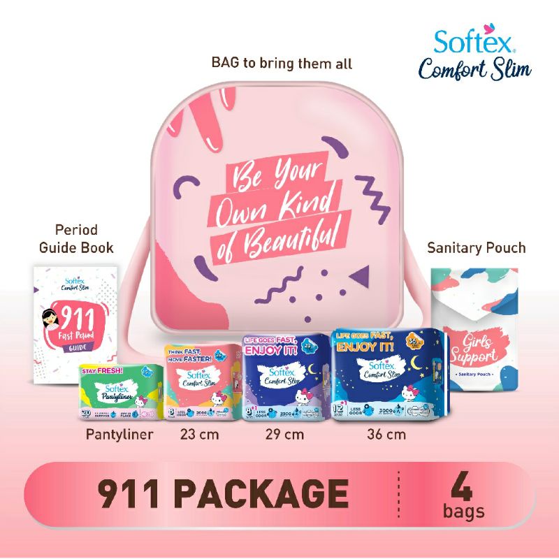 Jual Softex Hello Kitty 911 First Period Kit | Shopee Indonesia