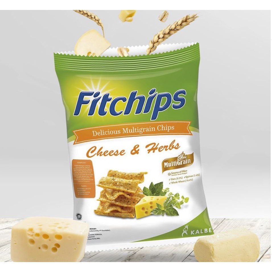 Jual FITCHIPS Seaweed Honey BBQ Cheese Herbs CEMILAN SEHAT KALBE ...