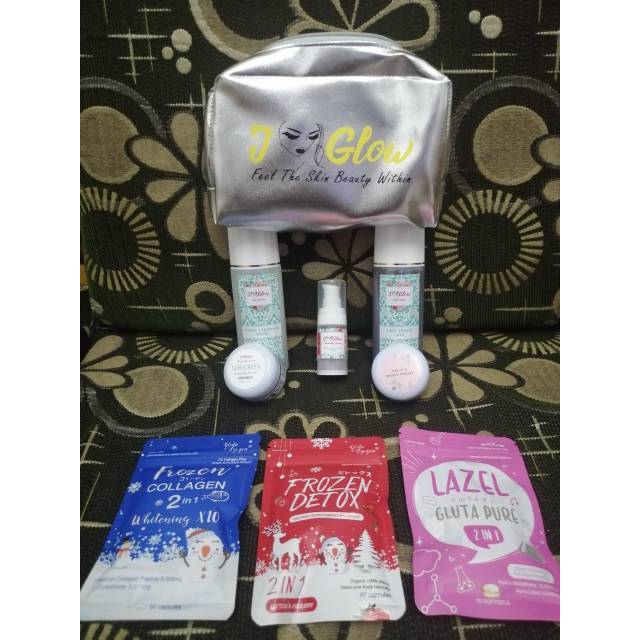 Jual JW GLOW SUPER WHITENING COLLAGEN DETOX LAZEL | Shopee Indonesia