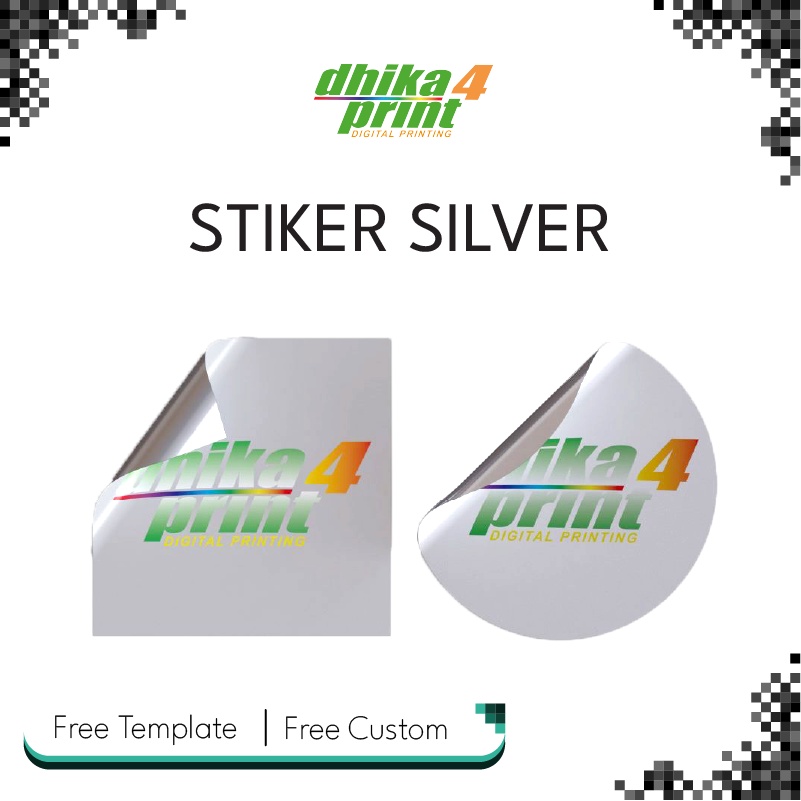 Jual Cetak Stiker Silver A3 / Stiker Silver Elegan / Label Sticker ...