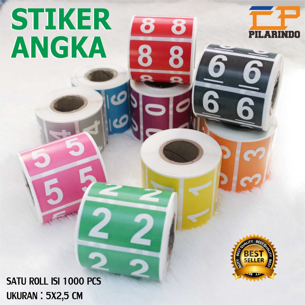 Jual Stiker Angka Rekam Medis / Label Angka 0-9 | Shopee Indonesia