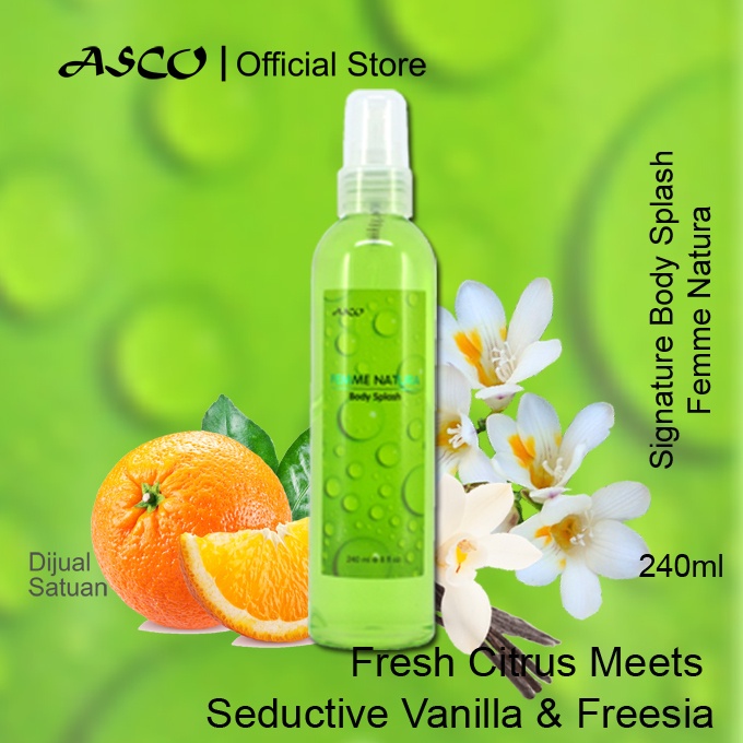 Jual [ Fragrance Mist Besar ] ASCO Signature Body Splash 240ml ...