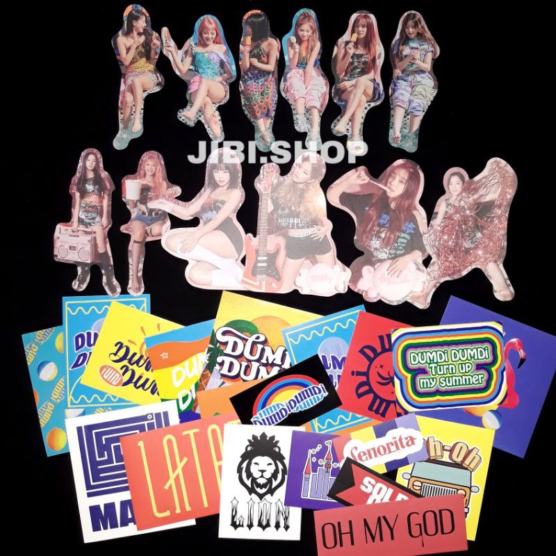 Jual [sticker] (g)i-dle dumdi dumdi official sticker album miyeon yuqi ...