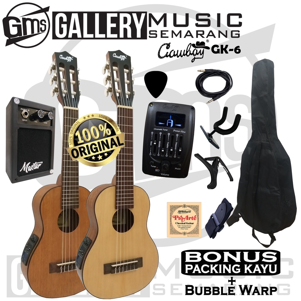 Jual ORIGINAL!!! Guitalele Elektrik Import Merk Cowboy GK-6 NA GK 6NS ...