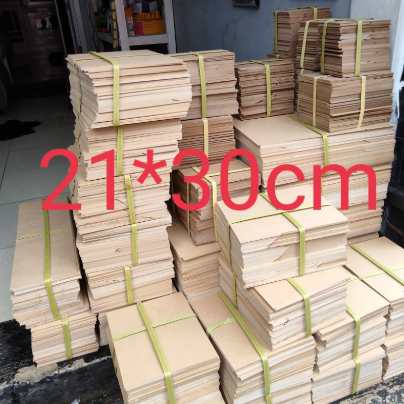 Jual papan mdf potongan 21*30cm tebal 2 mm (A4) | Shopee Indonesia