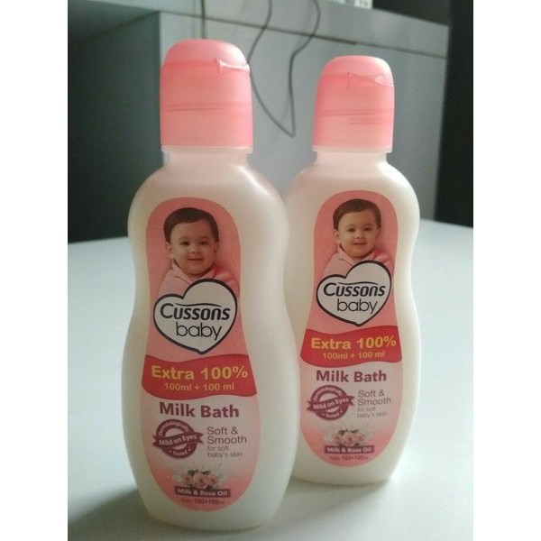 Jual Cussons baby milk bath soft and smooth sabun cair cusson sabun ...