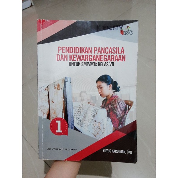 Jual Buku PKN Pendidikan Pancasila dan Kewarganegaraan kelas 7 Erlangga ...