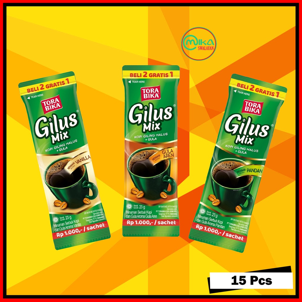 Jual 15 Sachet - Isi Campur Kopi Gilus Mix Varian Aroma Gula Aren ...
