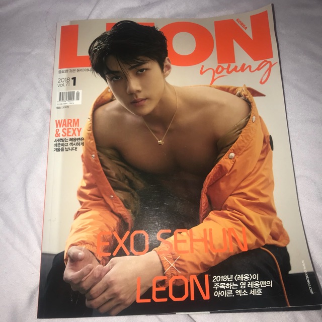 Jual Leon magazine (sehun cover) | Shopee Indonesia