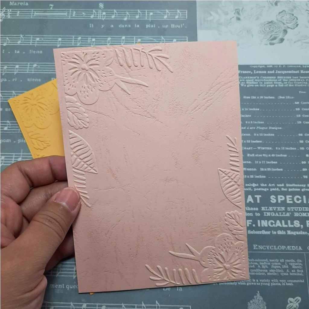 Jual Kertas Emboss Paper - CORNER BLOOM (Embossing Paper Folder ...