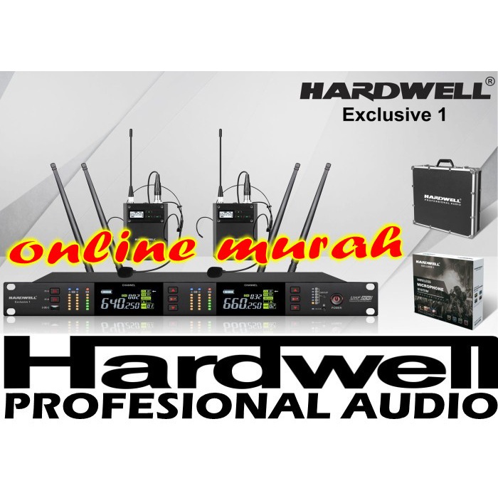 Jual MIC HARDWELL EXCLUSIVE 1 exclusive 1 2mic clipon 2mic headset ...