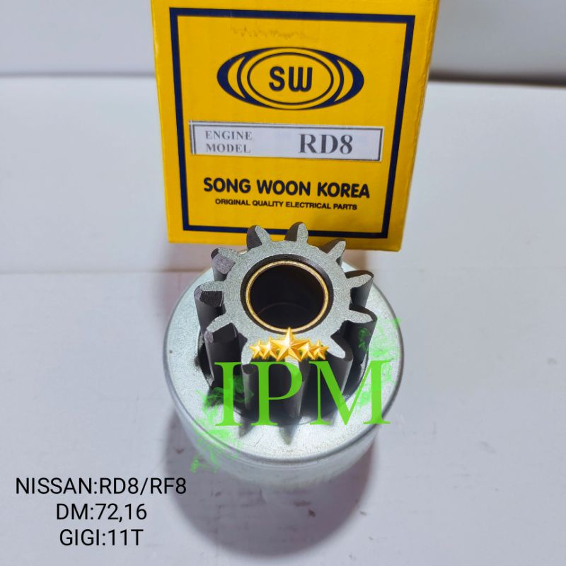 Jual BENDIX STARTER NISSAN RD8 RF8 KOREA | Shopee Indonesia