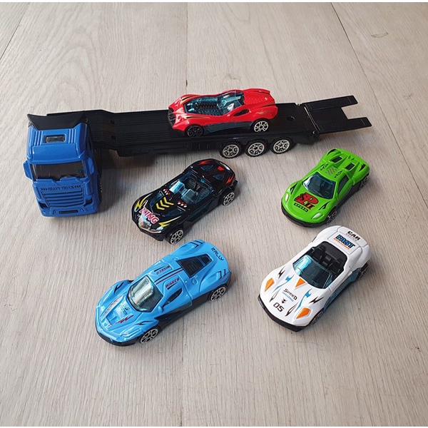 Jual Mainan Diecast Mobil Sport Car Heavy City Truck Set Isi 6 Pcs ...