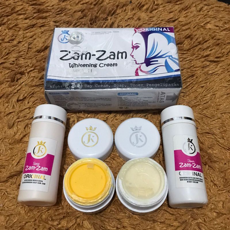 Jual ZAM ZAM SKINCARE PAKET CREAM ZAM ZAM ORIGINAL 100% DI JAMIN ORI ...