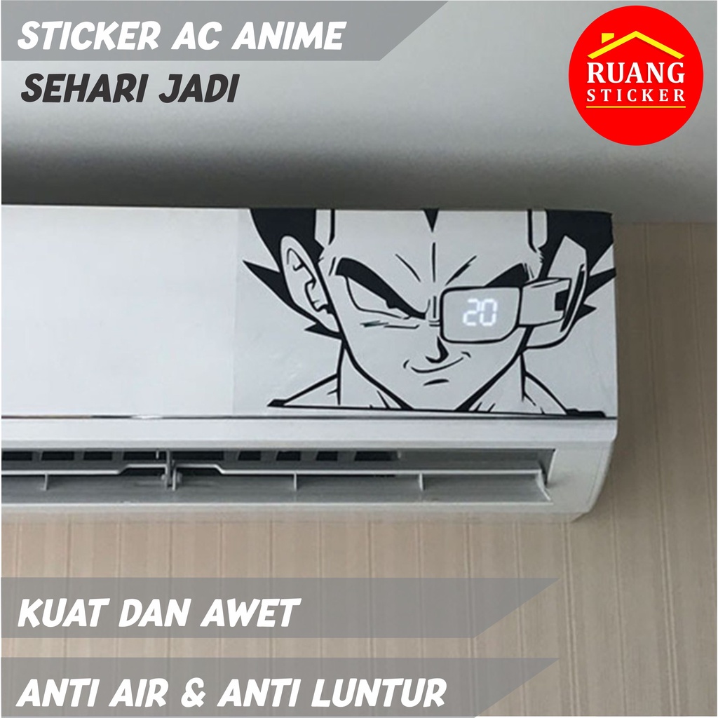 Jual STIKER AC AIR CONDITIONER ANIME GOKU ONE PIECE JUJUTSU KAISEN ...