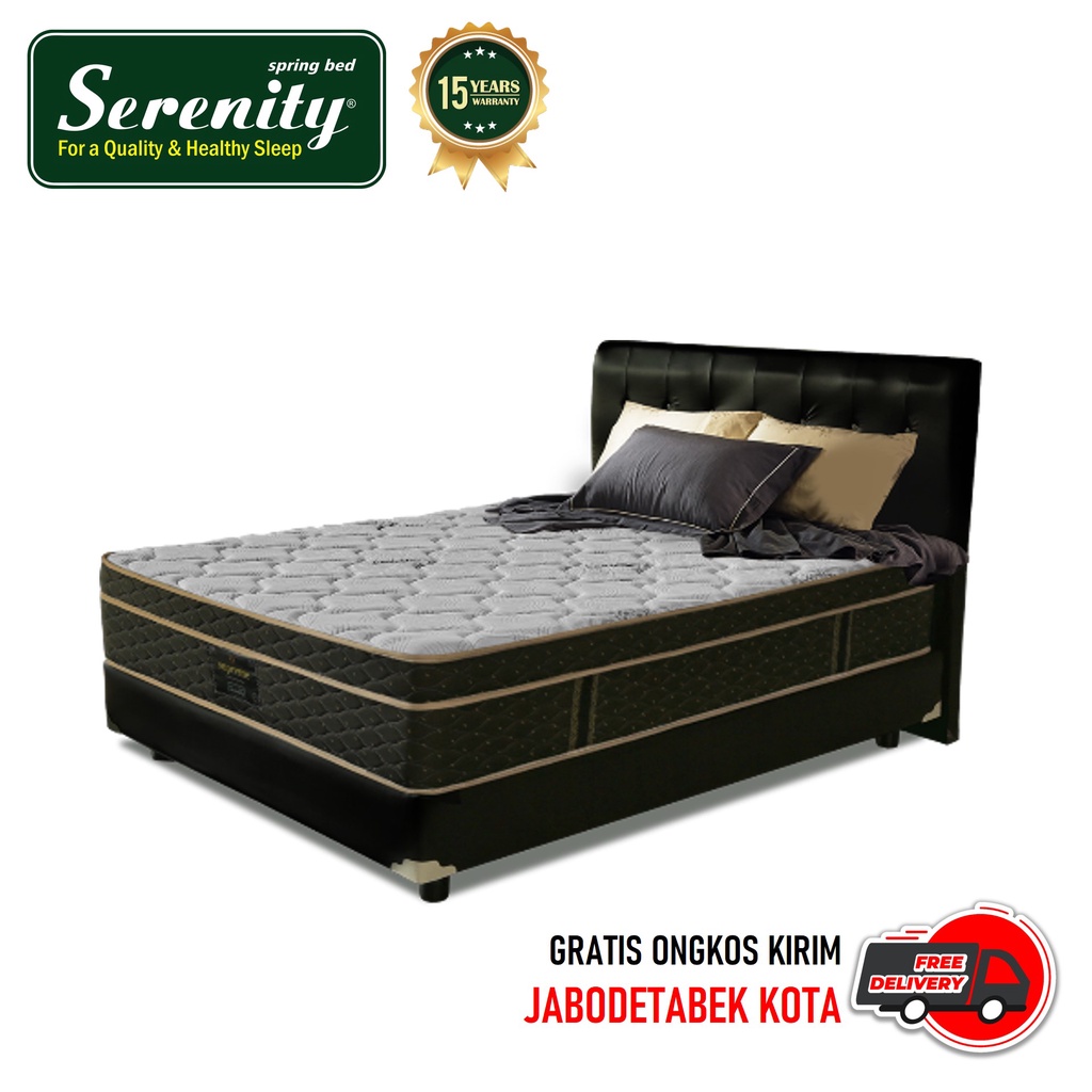Jual Elite Serenity Supreme Kasur Springbed Plush Top Matras Fullset