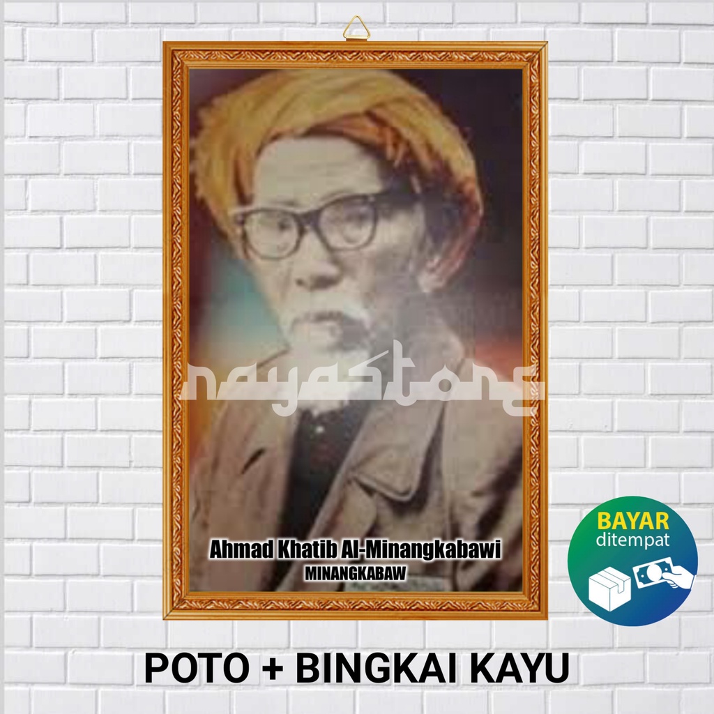 Jual POSTER POTO BINGKAI KH. KHOTIB AL MINANGKABAWI / POTO BINGKAI ULAMA DAN HABIB | Shopee ...