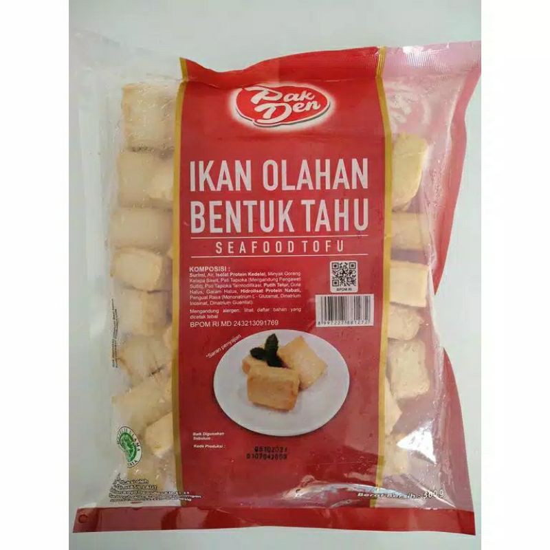 Jual pakden tofu / baso ikan / otak2 / odeng 500g | Shopee Indonesia
