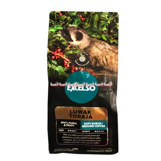 Jual Excelso Luwak Toraja Spicy Floral Kopi Bubuk 200Gr -Diskon Sd 50% ...