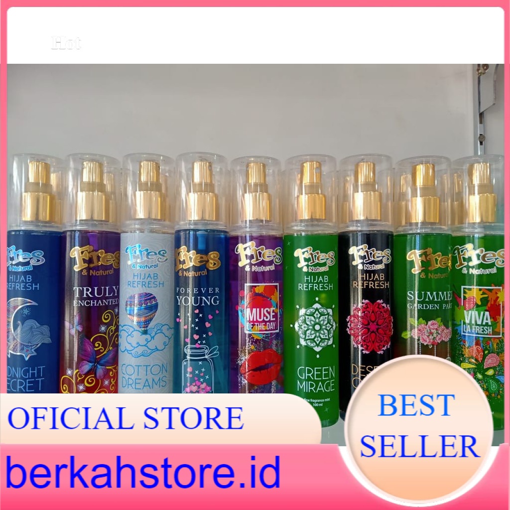 Jual Fres & Natural Body Mist Spray Cologne 100ml | Shopee Indonesia