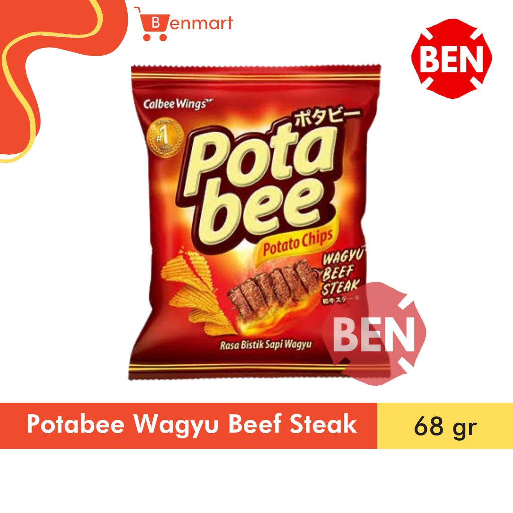Jual Potabee WAGYU BEEF STEAK 68g 68gr 68 g Bistik Sapi Potato Chips Besar | Shopee Indonesia
