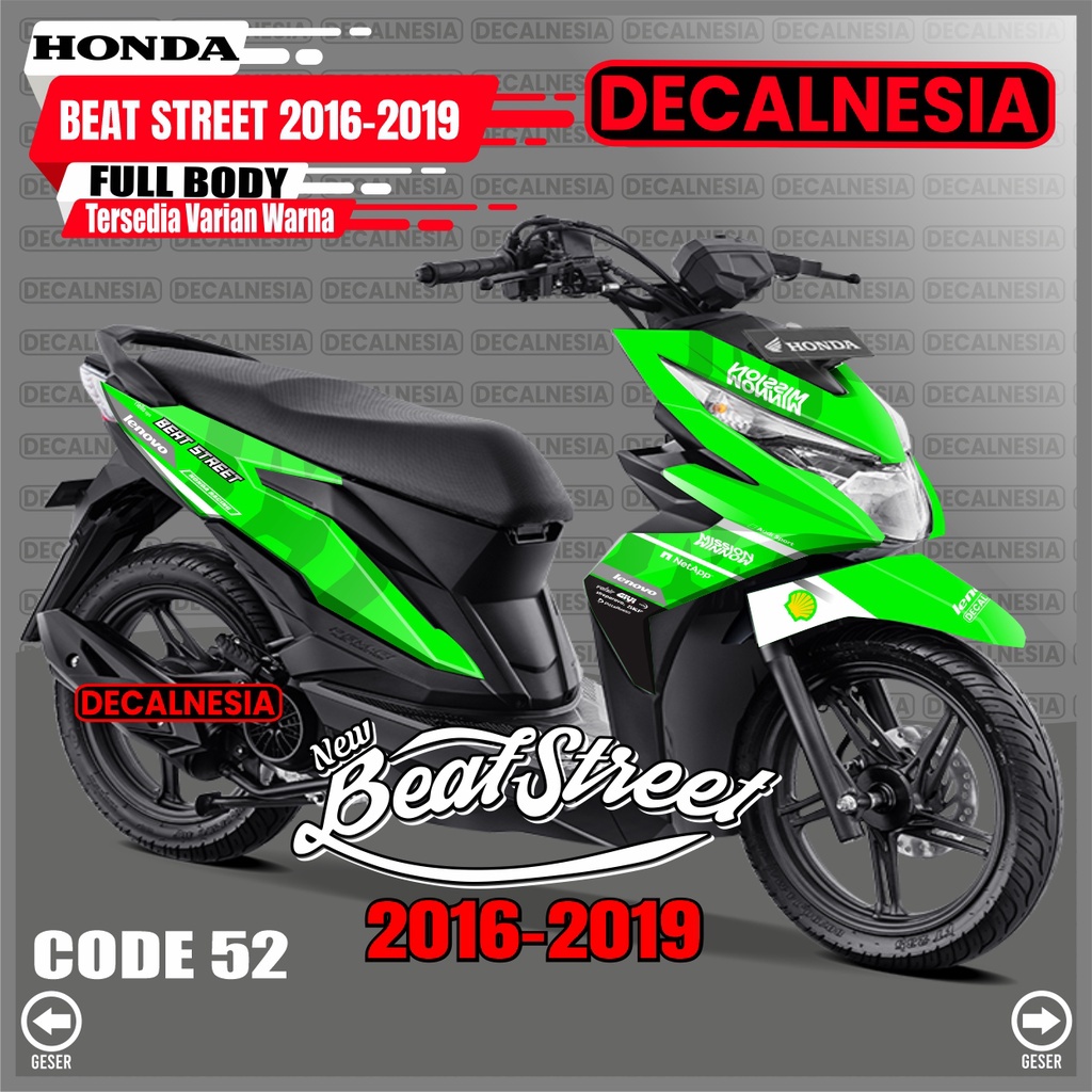 Jual Decal Sticker Beat Street 2018 2019 Old Full Body Motor Honda ...
