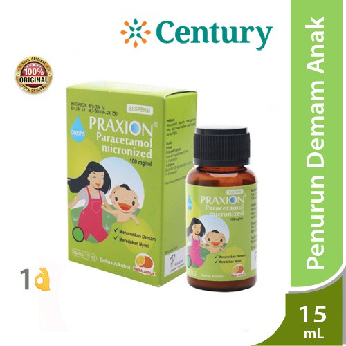 Jual Praxion Drops Suspensi 15ml / Demam Anak / Nyeri / Paracetamol ...