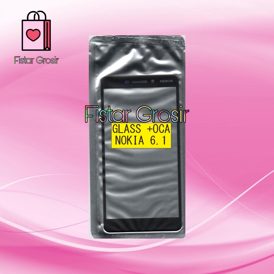 Jual GLASS +OCA ( NOKIA 6.1 ) PLUS OCA KACA TOUCHSCREEN LCD LAYAR ...