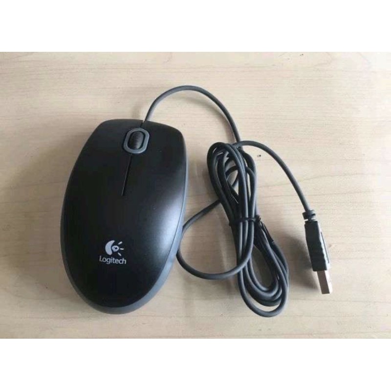 Jual MOUSE LOGITECH WIRED OPTICAL MOUSE USB KABLE LIKE NEW | Shopee ...