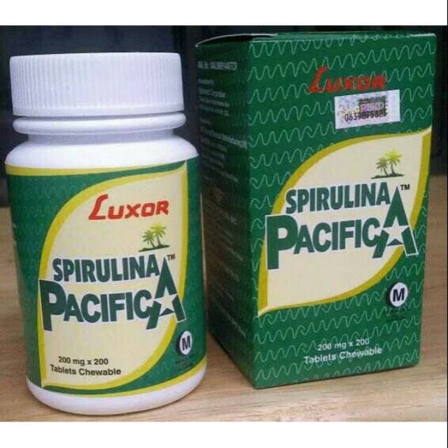 Jual Luxor Spirulina Pasifica 200 tab.. 100% asli | Shopee Indonesia