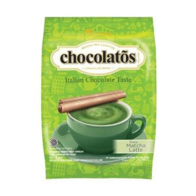Jual Chocolatos Drink Rasa Matcha Latte Khas Italia Kemasan Bag Isi 4 ...