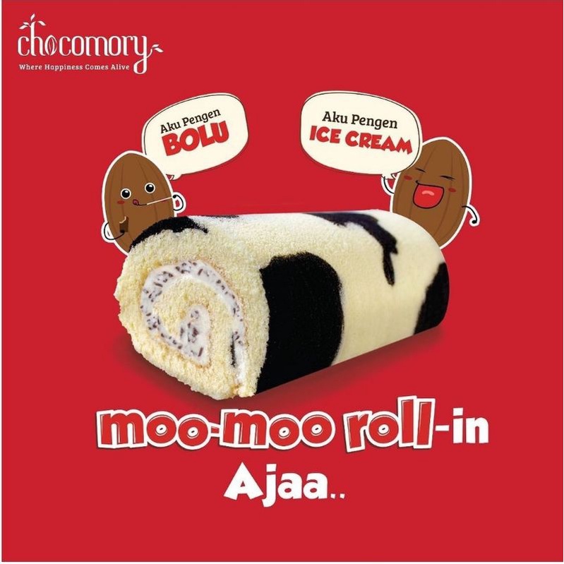 Jual Moo Moo Roll Chocomory Ready Stock | Shopee Indonesia