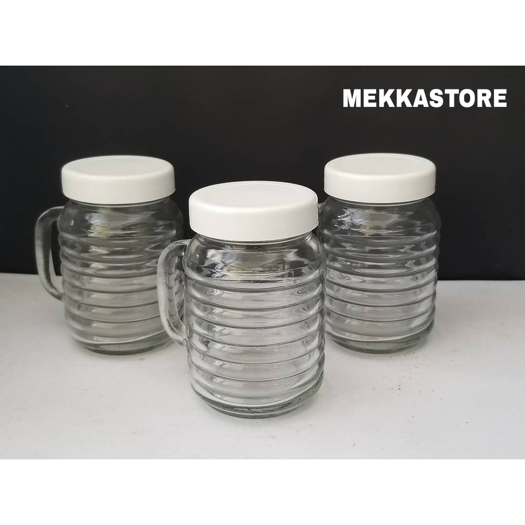 Jual STRIP GELAS HARVEST JAR DAN TUTUP GELAS JAR GELAS MUG GELAS KACA ...