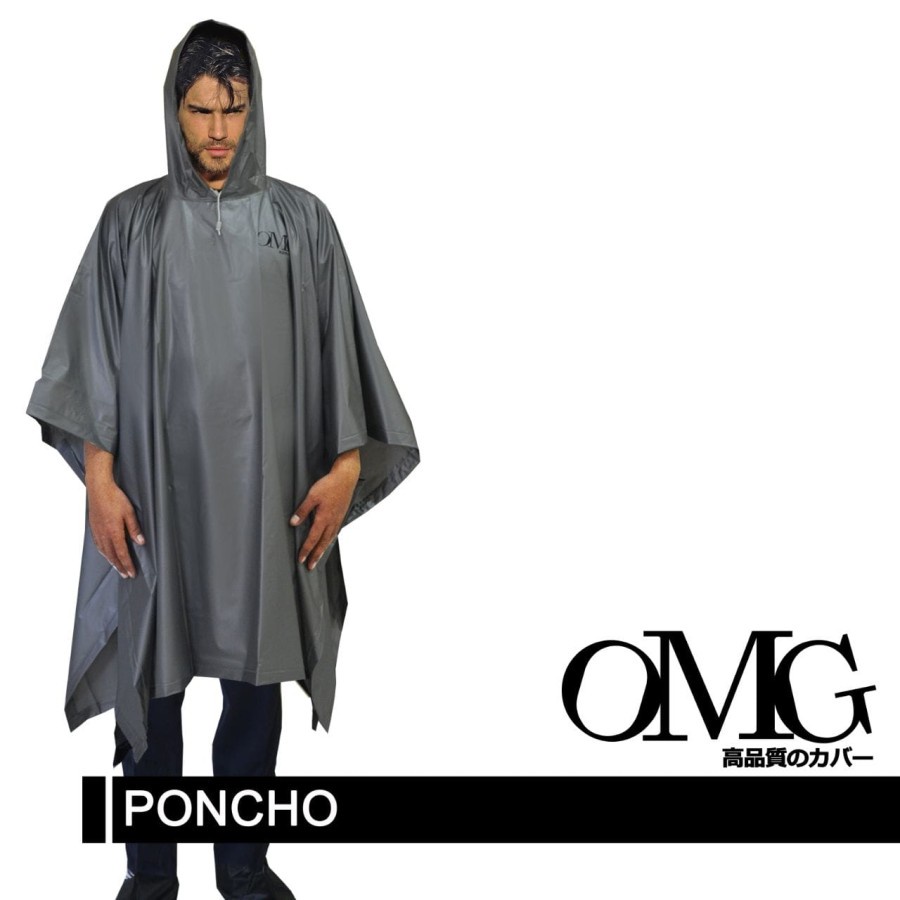 Jual Jas Hujan Ponco OMG Poncho Batman Raincoat PVC Waterproof Mantol ...