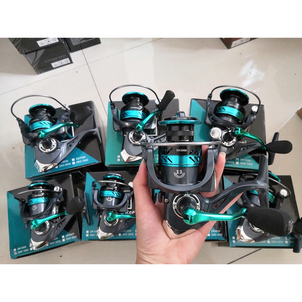 Jual reel pancing 13BB fishing reel besi 17kg drag CNC handle reel ...