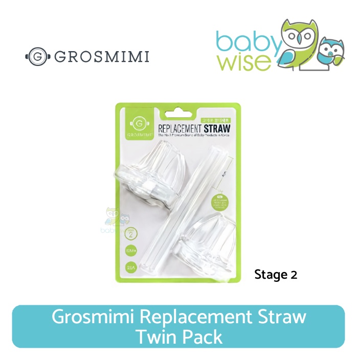 Jual Grosmimi Replacement Straw Twin Pack | Shopee Indonesia
